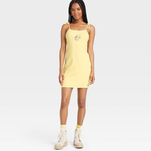 Warner Bros. | Dresses | New Looney Tunes Tweety Sleeveless Graphic ...